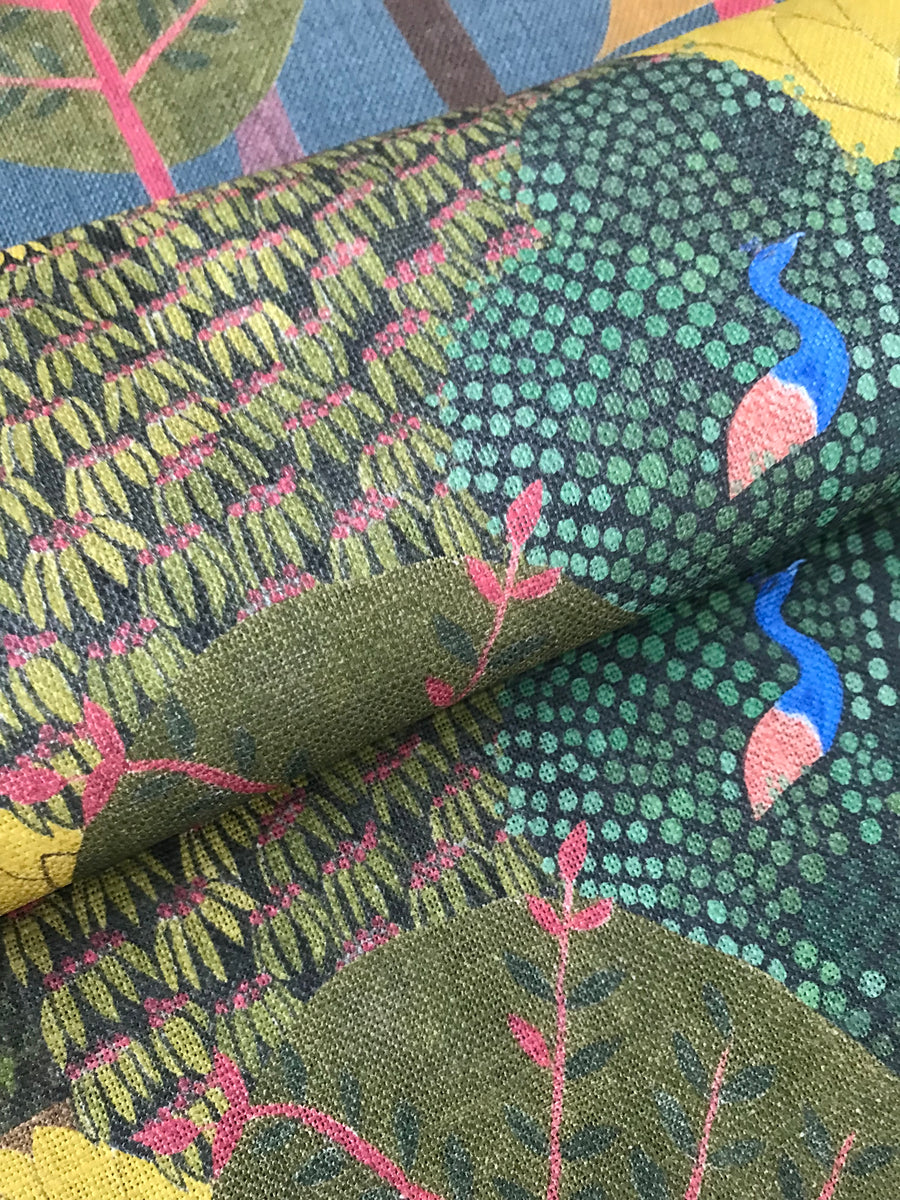 Enchanted(large) | Designer Fabric for upholstery and curtain ...