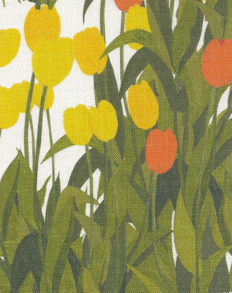 In Bloom | Designer fabric for curtain and upholstery in sunshine ...